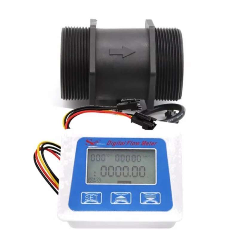 Promo Digital Flow Meter Display With Water Sensor 2 inch LCD-S Diskon ...