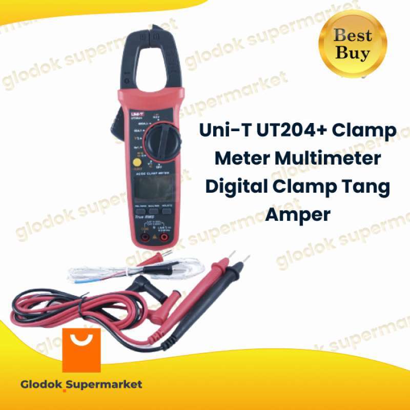 Jual Uni-t Ut204+ Ut 204+ Clamp Meter Multimeter Digital Clamp Tang ...