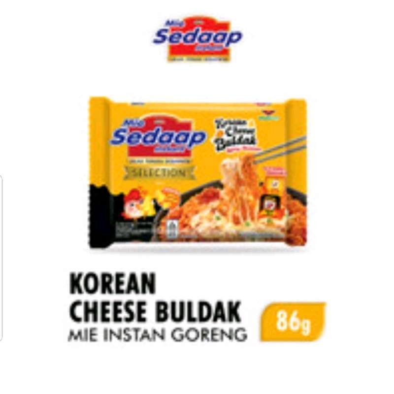 Promo Mie Sedaap Selection Korean Cheese Buldak [83g] Diskon 13% di Seller Toko Sembako Kebraon ...