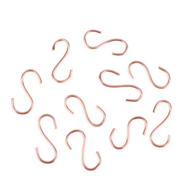 Jual 10 Pieces 1/12 Dollhouse Mini S Hooks Wall Hanger Model Landscape ...