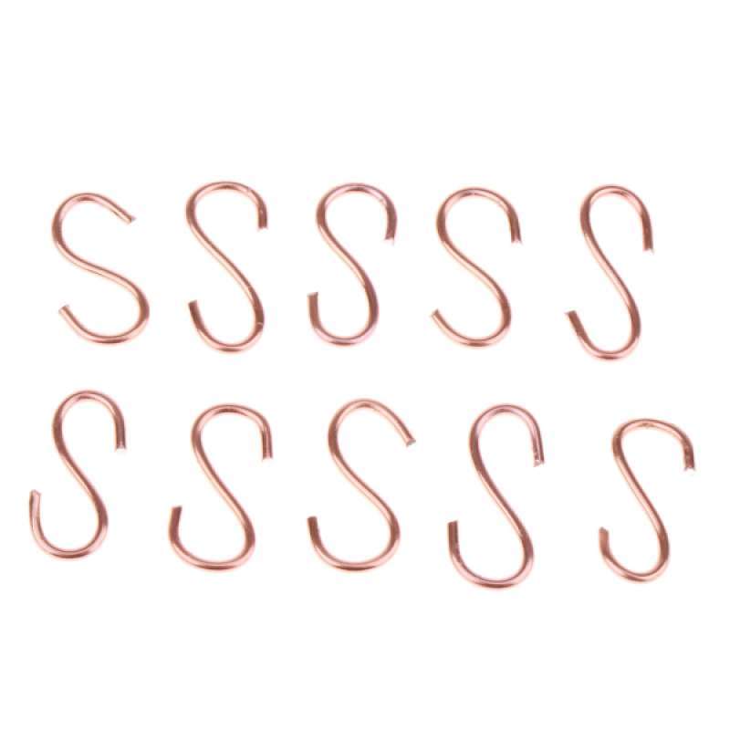 Jual 10 Pieces 1/12 Dollhouse Mini S Hooks Wall Hanger Model Landscape ...