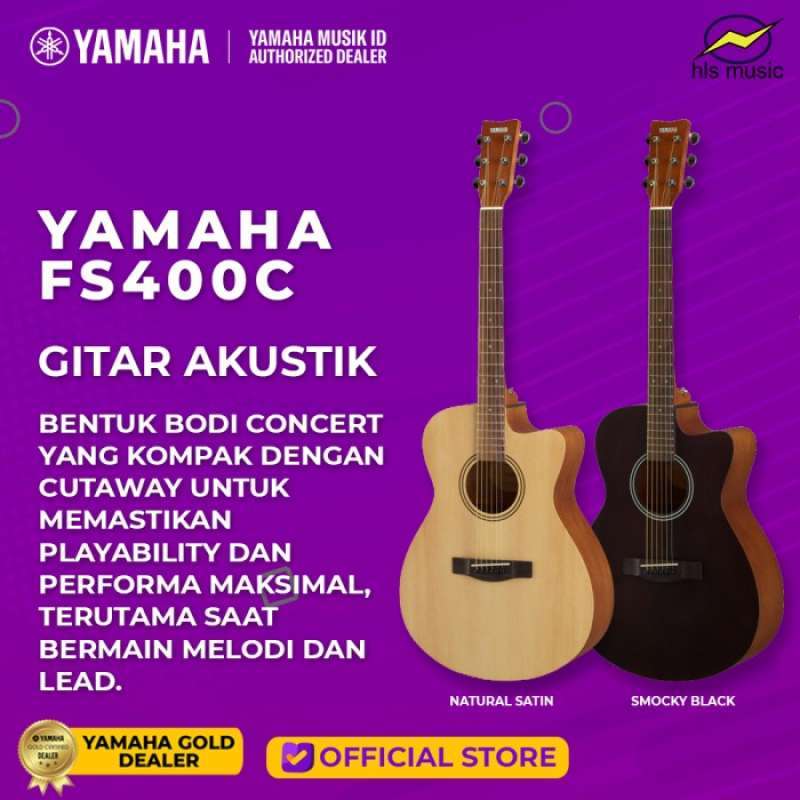 Jual Yamaha FS400C Gitar Akustik Cutaway Body di Seller Nadala Store - Duren Tiga, Kota Jakarta ...