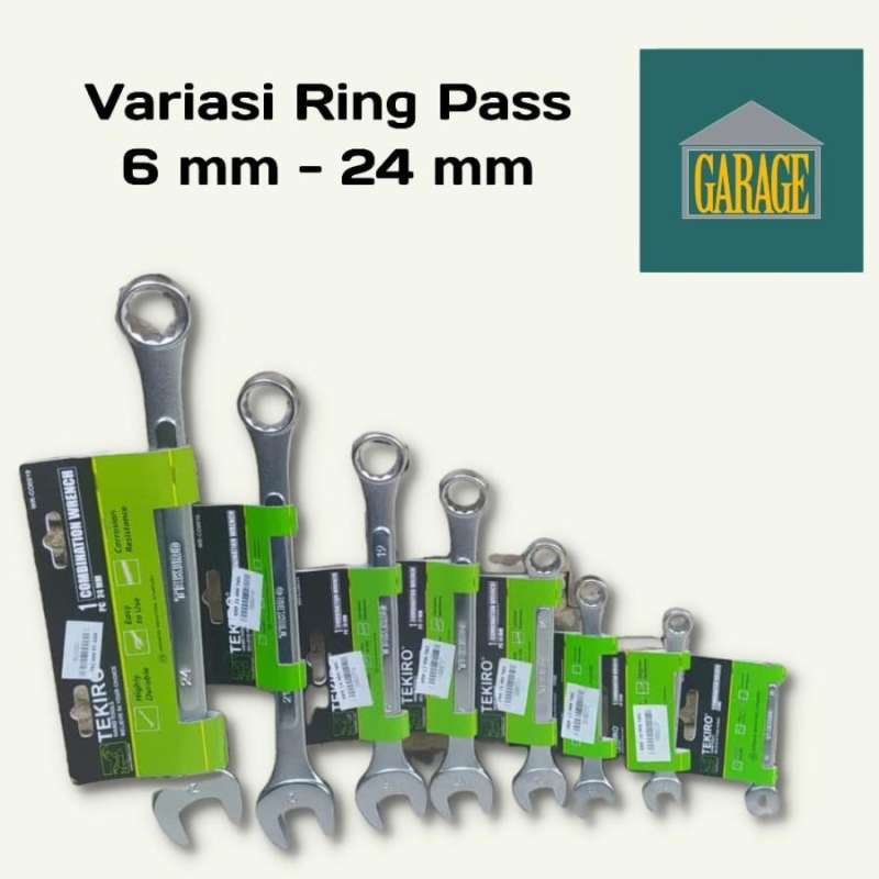 Jual Tekiro Kunci Ring Pass Bijian Ukuran 8- 24 Mm Di Seller Garage ...