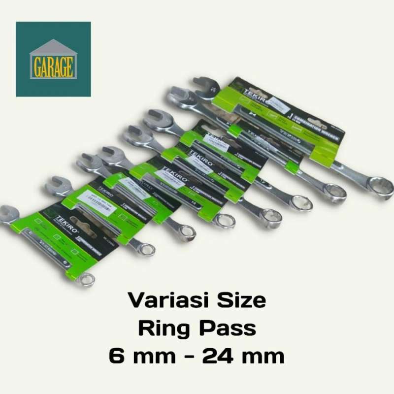 Jual Tekiro Kunci Ring Pass Bijian Ukuran 8- 24 Mm Di Seller Garage ...