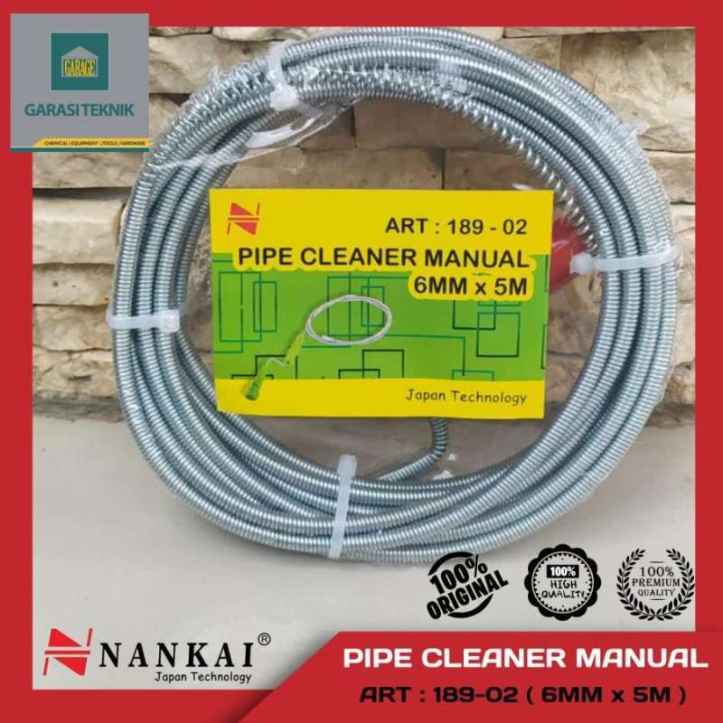 Jual ALAT PEMBERSIH PIPA NANKAI MANUAL PIPE CLEANER 6MM X 5M di Seller Garage Teknik ...