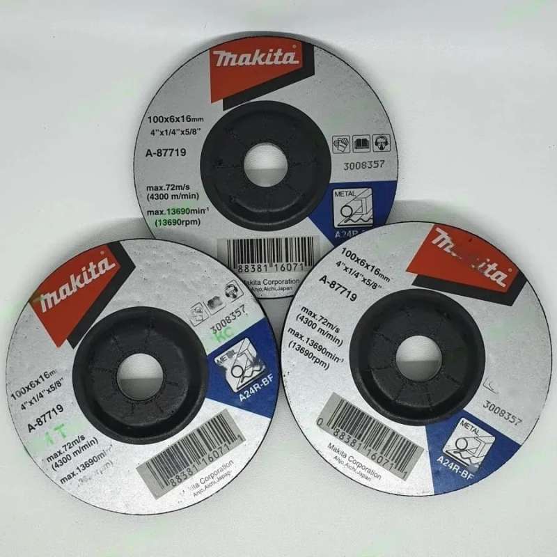 Jual Makita Batu Gerinda Resibon 4 X 6mm 100mm Besi Tebal Grinding ...