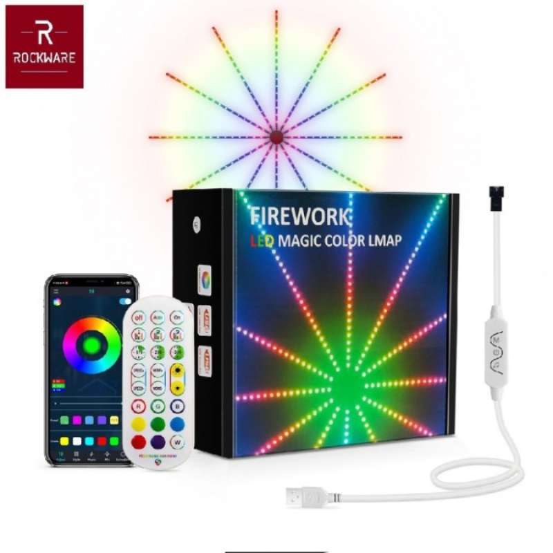 Promo Rockware Firework Led Magic Color Lamp - Lampu Led Model Kembang ...