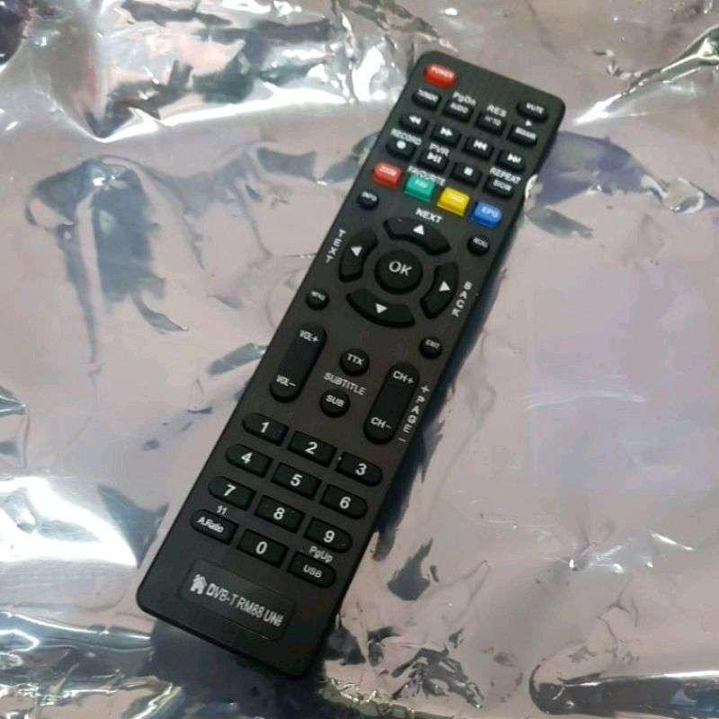 Jual Remote Set Top Box Dvb T2 Rm88 Universal Remot Stb Matrix Freebox ...