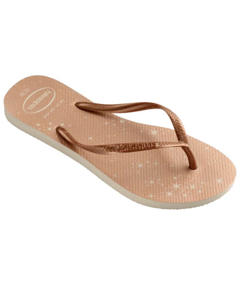 Promo Havaianas Slim Gloss Women Flip Flops 0121-beige - Sandal Wanita ...