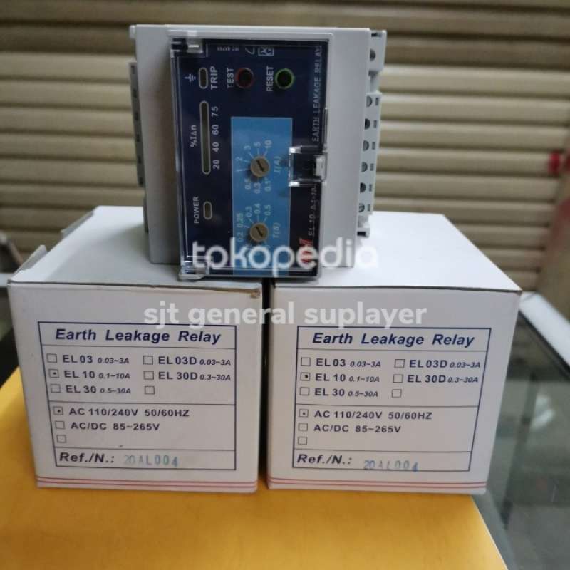 Promo EL10 EARTH LEAKAGE RELAY MH MUNHEAN Diskon 33% di Seller Umar Store Tick - Tegal Parang ...