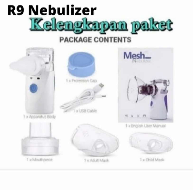 Jual Portable Mesh Nebulizer Alat Uap Pernapasan Asma Inhalasi -my-520a Nbz Di Seller Nur Nur ...