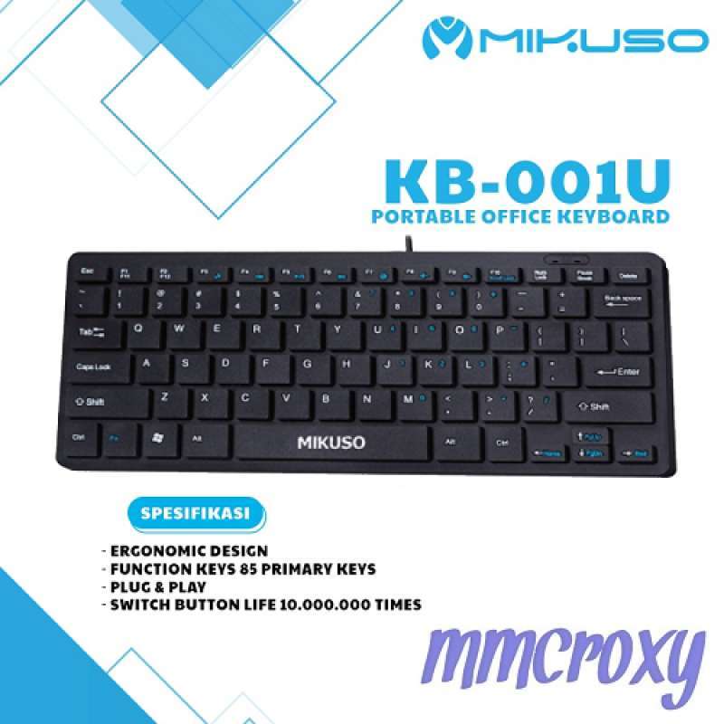 Promo Keyboard Nisuta Mikuso KB-001U - Keyboard Portable Business - Hitam Diskon 25% di Seller ...