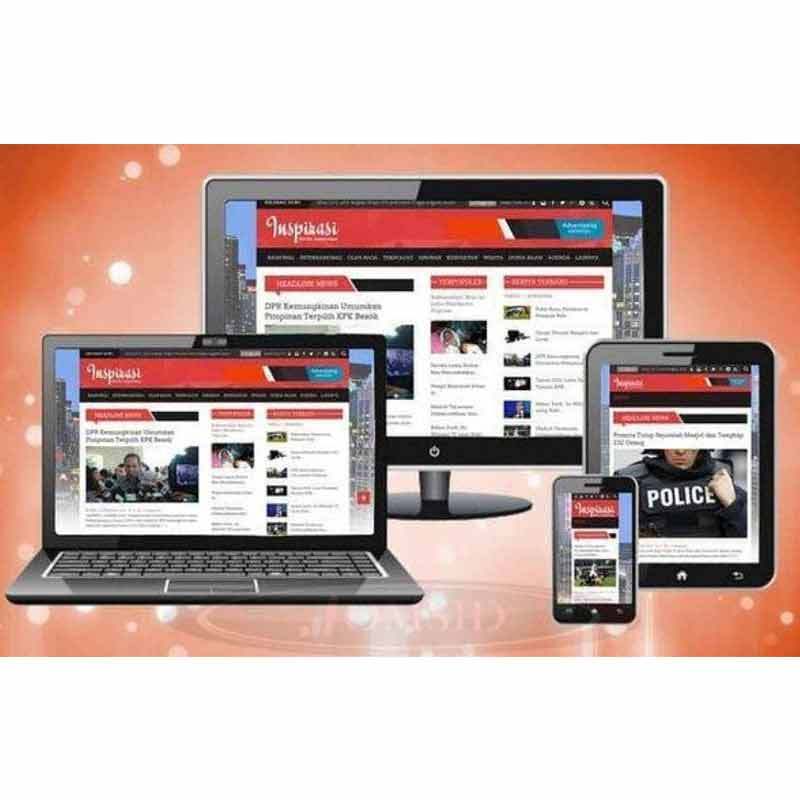 Jual Tutorial Source Code Website portal Berita Inspirasi Responsive di ...