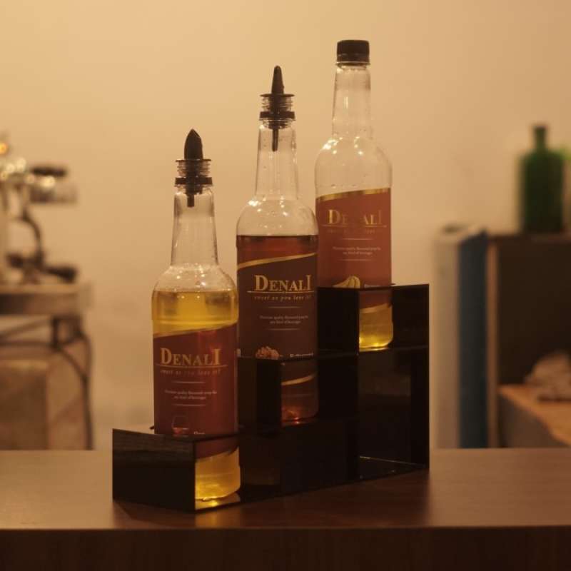 Promo Rak Akrilik Display Botol Sirup Isi 3 - Putih Diskon 23% di ...