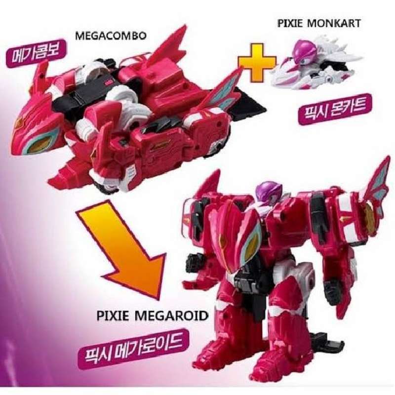 Jual Monkart Megaroid Pixie Action Figure Transformation Robot Di ...