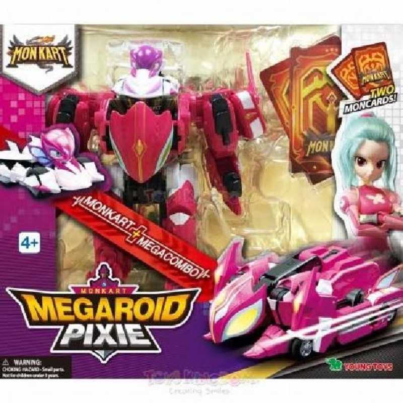 Jual Monkart Megaroid Pixie Action Figure Transformation Robot Di ...