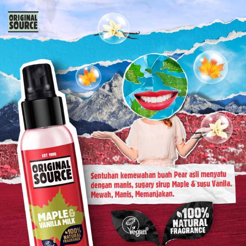 Promo Original Source Body Mist - Parfum Vegan 100ml Diskon 31% Di ...