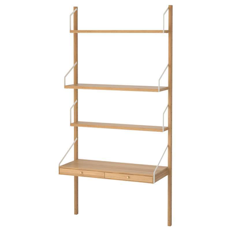 Jual Kombinasi Rak Dinding Kerja untuk Dinding Bambu di Seller IKEA ...