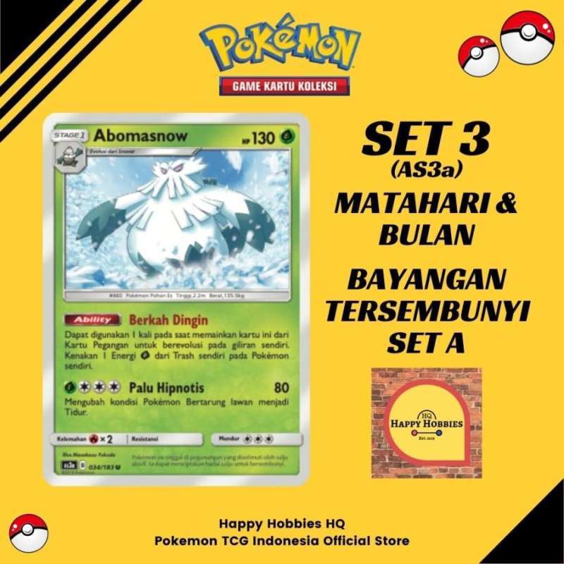 Jual Pokemon Abomasnow Original Harga Termurah Juni 2024 | Blibli