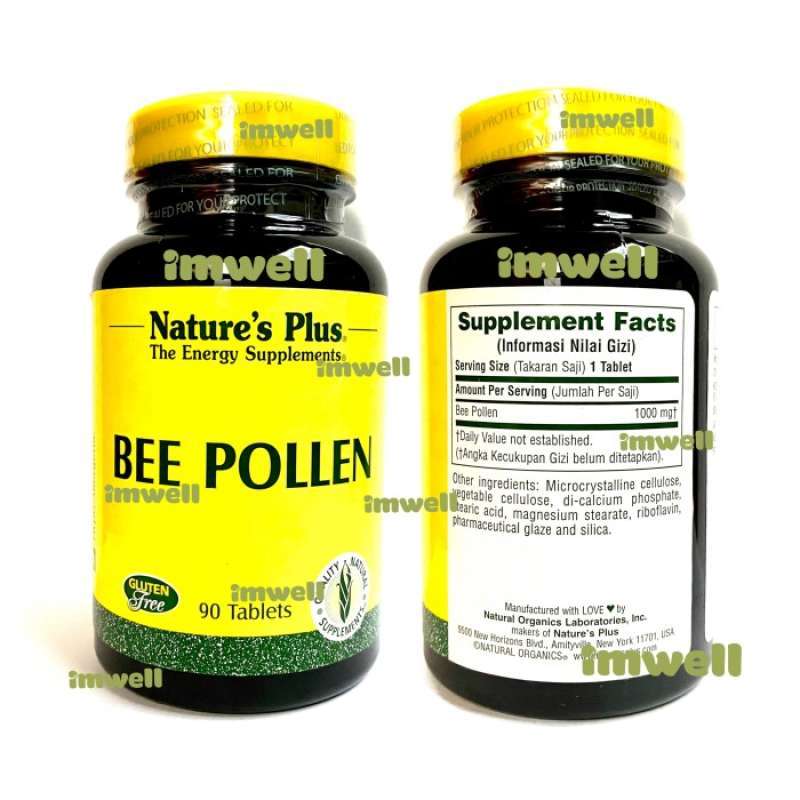 Jual Natures Plus Bee Pollen 1000mg (90) Original Di Seller Anes Medika ...