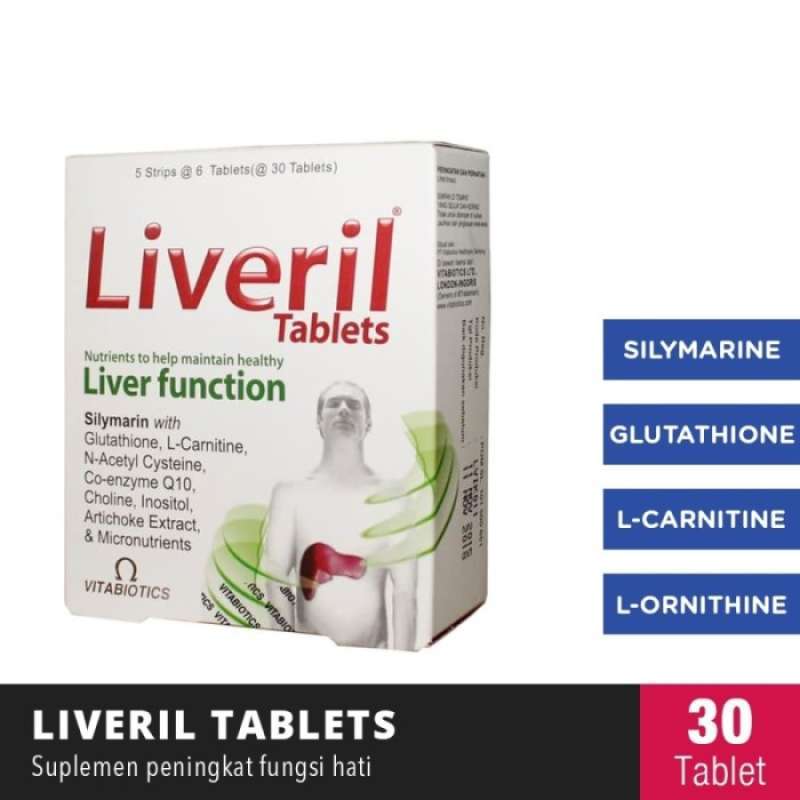 Promo Vitabiotics LIVERIL Suplemen Detoks dan Kesehatan Liver Original ...
