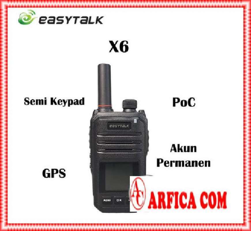 Jual HT POC Easytalk X6 Wifi 4G LTE GPS - EASY TALK POC X6 X 6 ORIGINAL ...