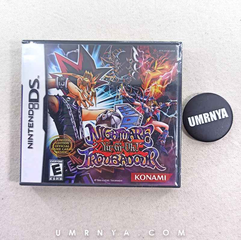 Promo NEW SEGEL Nintendo DS Yu Gi Oh Duel Monsters Nightmare Troubadour ...