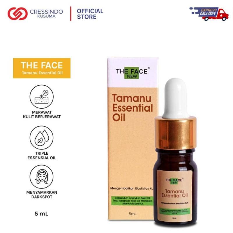 Review THE FACE Tamanu Essential Oil, Ampuh Atasi Jerawat?