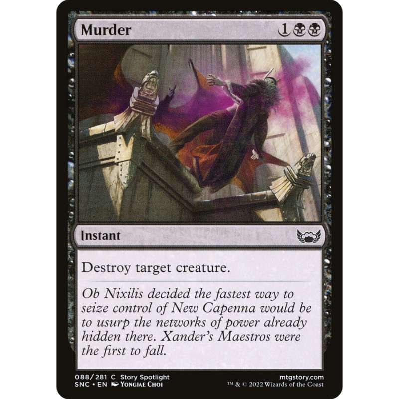 Jual Kartu MTG - Murder - SNC - Common - EN - 88 di Seller Ogre Card ...