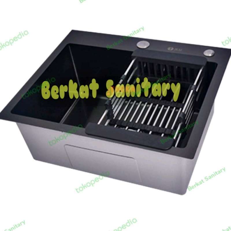 Promo Sink Bak Cuci Piring Black 5243 Diskon 23% di Seller Uranus Store ...