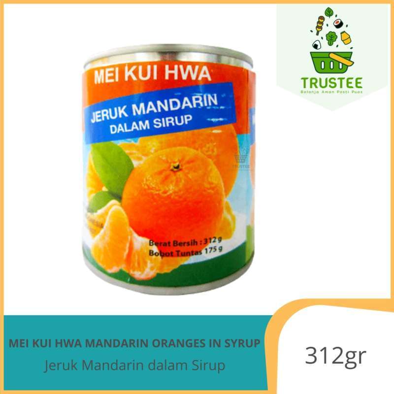 Jual Mei Kui Hwa Jeruk Mandarin Kaleng / Mandarin Orange in Syrup 312gr ...