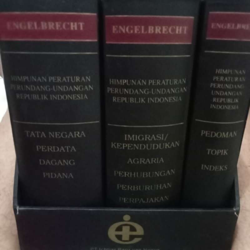 Jual Himpunan Peraturan Perundangan Undangan Ri Engelbrecht Ori Di ...