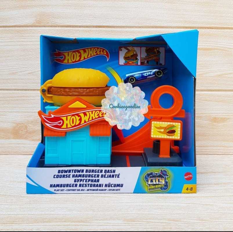 Jual Hot Wheels City Downtown Burger Dash Playset di Seller Pumpkin ...