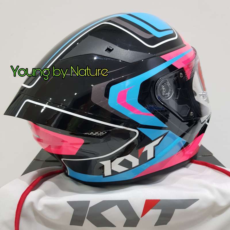 Jual Helm Full Face Kyt Tt Course Overtech Black Fuxia Di Seller Young By Nature - Kelapa Gading ...