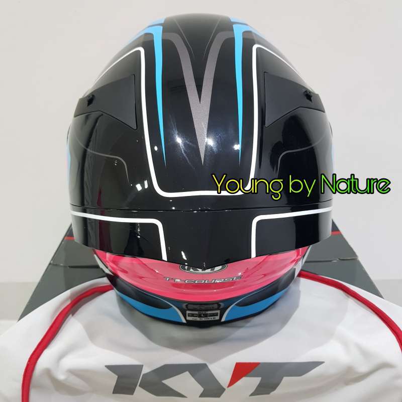 Jual Helm Full Face Kyt Tt Course Overtech Black Fuxia Di Seller Young By Nature - Kelapa Gading ...