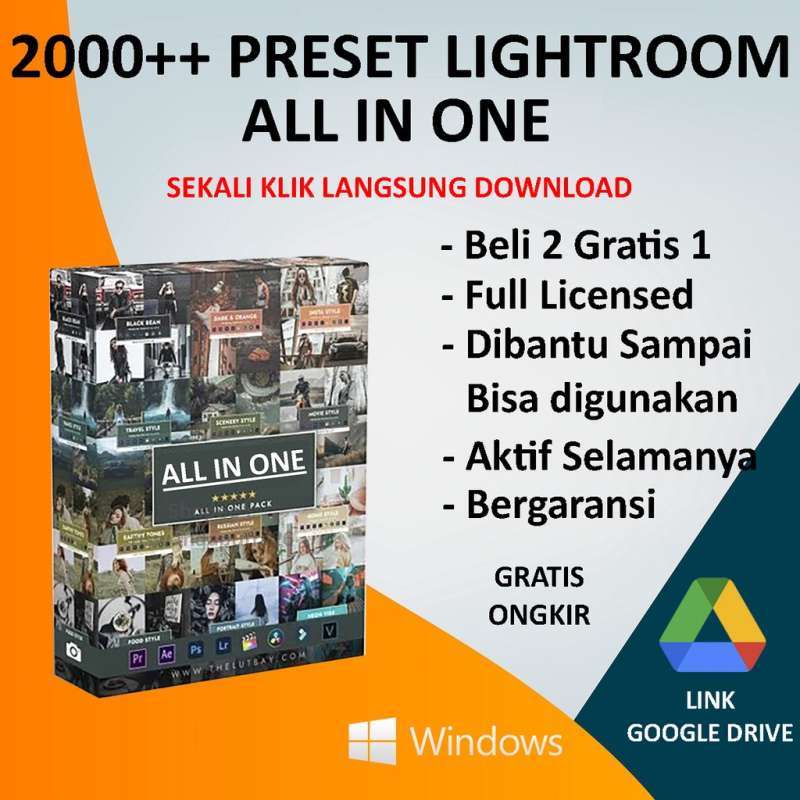 Promo [wl] 2000++ PRESET LIGHTROOM Diskon 9% di Seller CARTA - Semingkir, Kab. Pemalang | Blibli