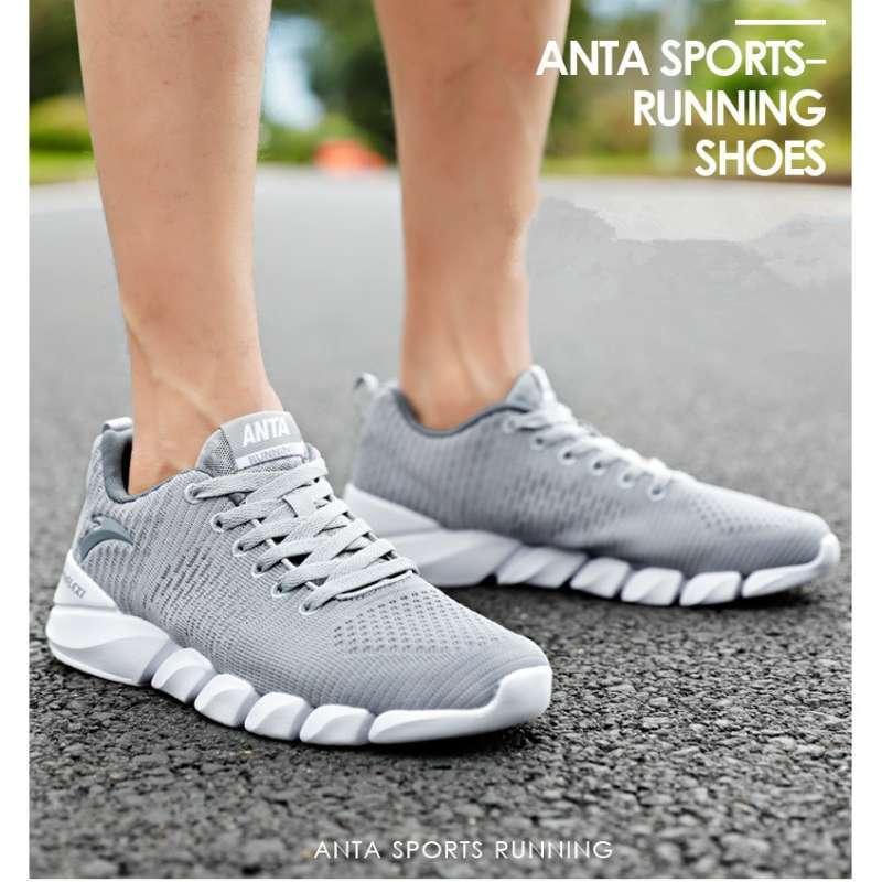 Jual Sepatu Lari ANTA 5557 Grey Original di Seller HAYYA QUEEN ...