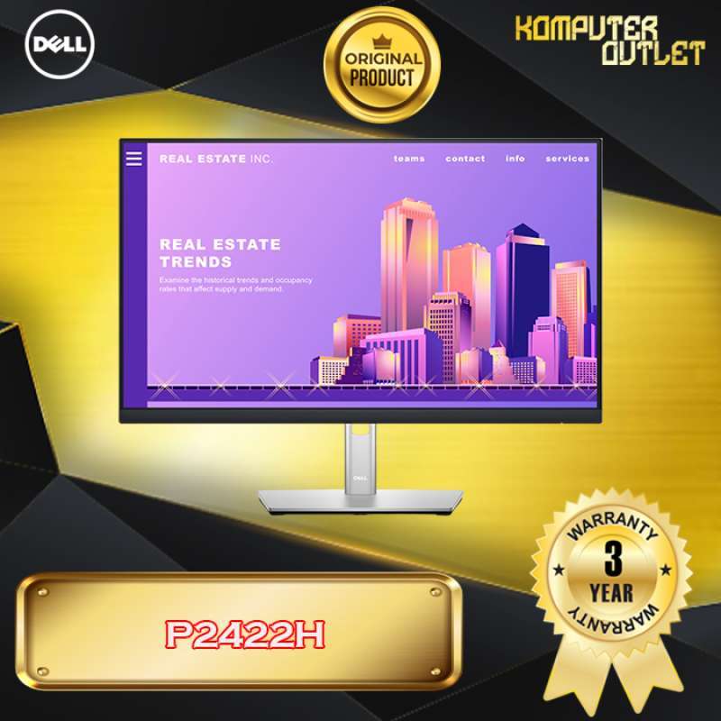 Jual Dell Monitor P2422h - 24 Full Hd Office Monitor Di Seller ...