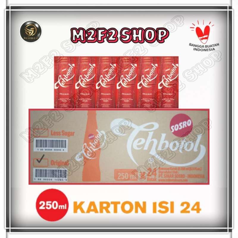 Promo Teh Botol Kotak Sosro - 250 ml (Kemasan Karton) Diskon 14% di ...