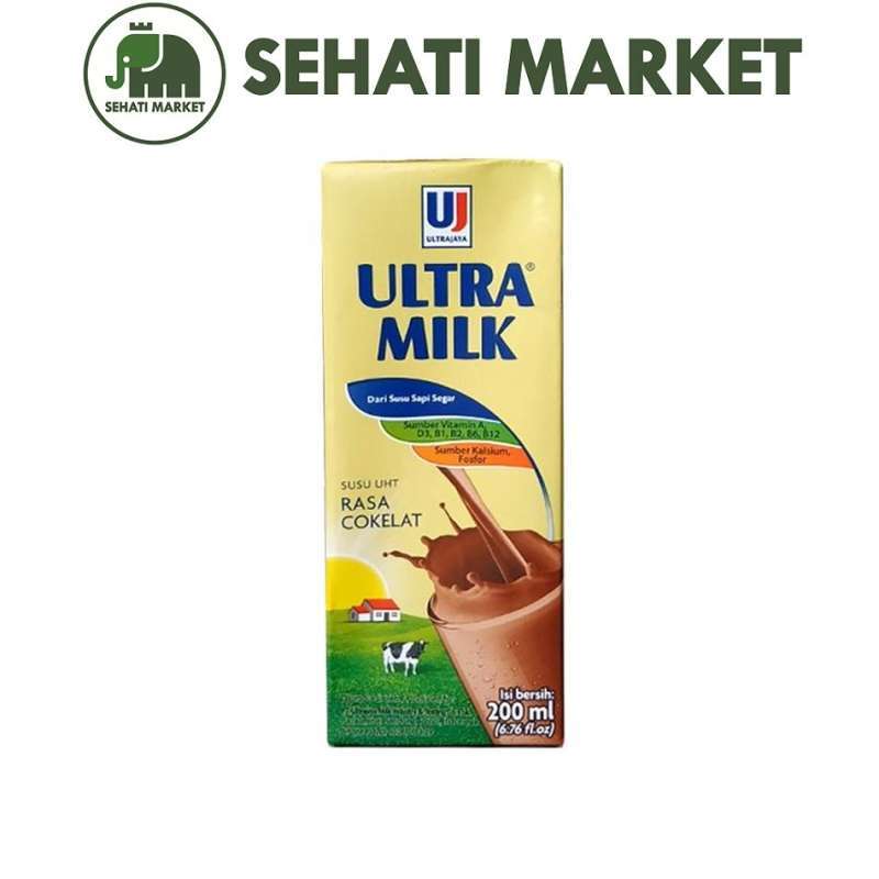 Jual Ultra Milk Susu Uht Rasa Cokelat 200ml Di Seller Sehati Market ...
