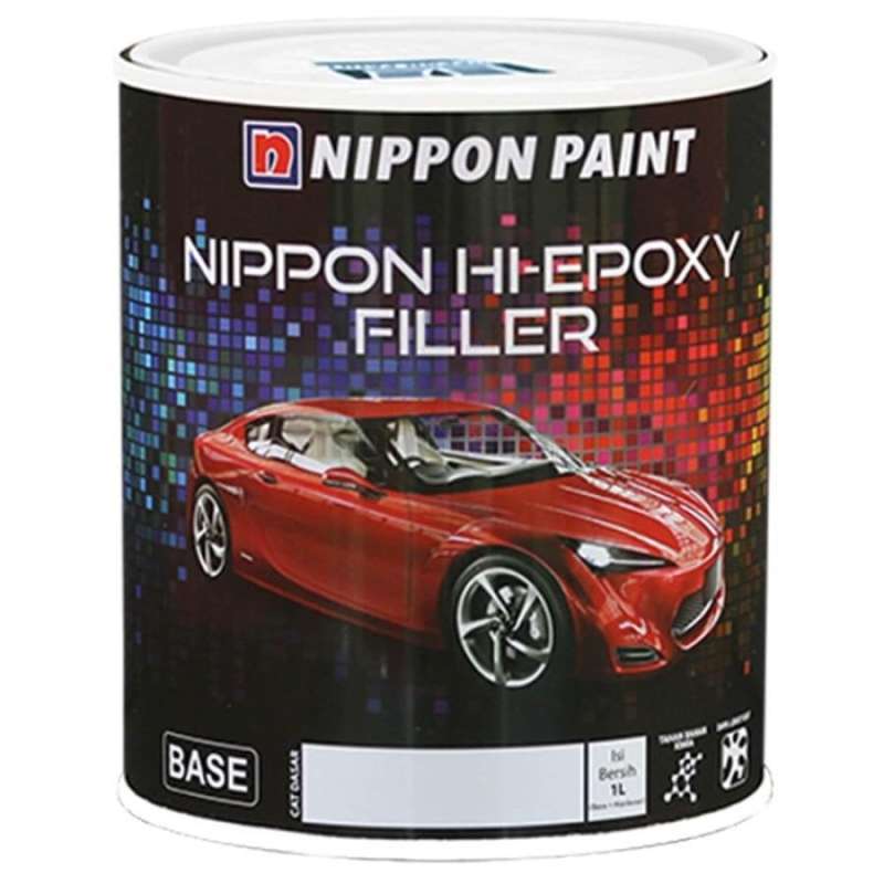 Jual Nippon Hi Epoxy Filler Grey,black,white 1kg + Hardener Di Seller ...