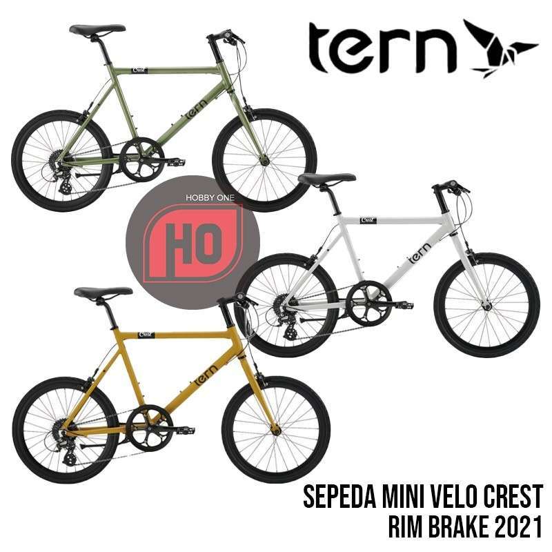 Promo Tern Crest Mini Velo Bike Rim Brake 2021 - Sepeda Mini - 48 Brown Diskon 32% Di Seller ...