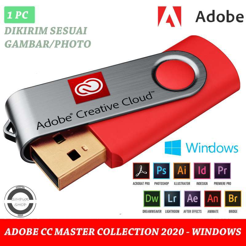 Jual Adobe Master Collection Cc 2020 Usb Version + Bonus 9 Software Di ...