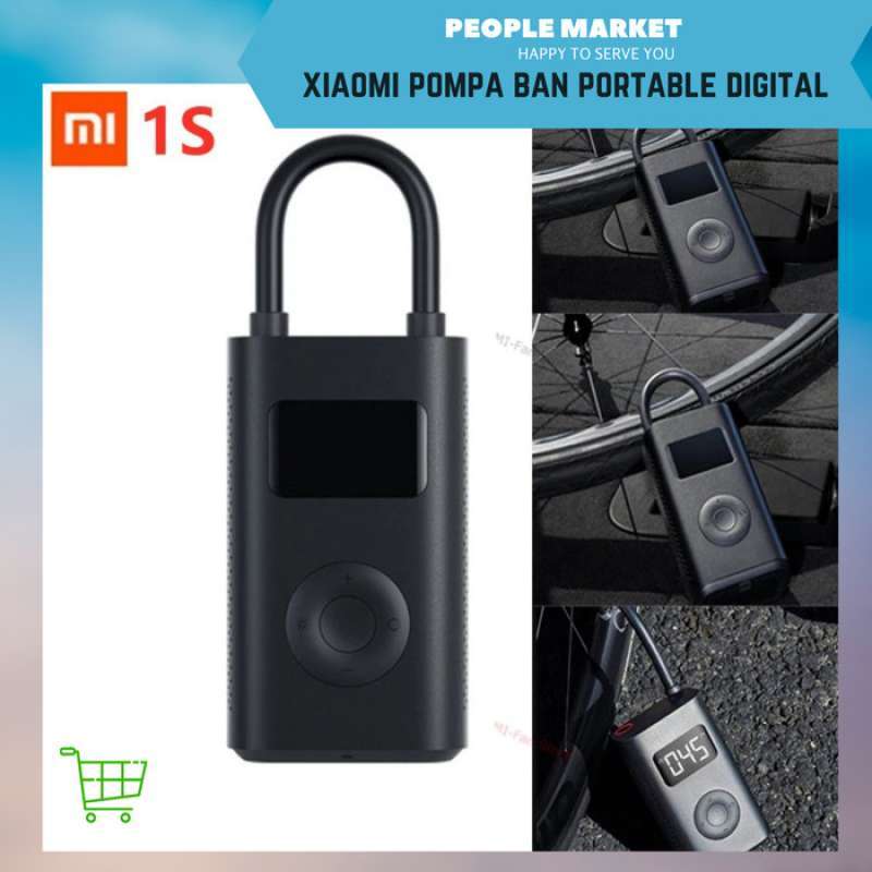 Promo POMPA BAN ANGIN PORTABLE XIAOMI MIJIA SMART PUMP DIGITAL PORTABLE ...