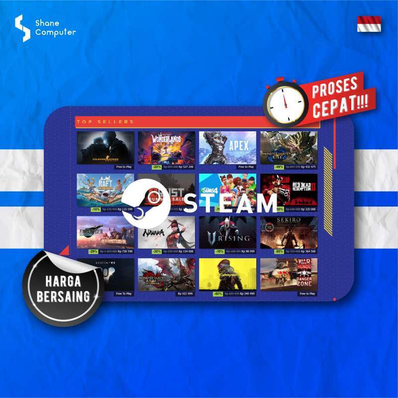 Jual Steam Wallet Terbaru 2024 - Harga Termurah | Blibli