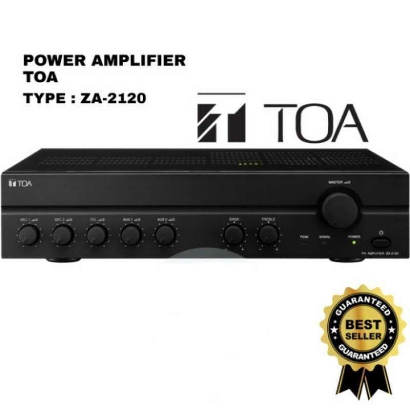 Jual Power Amplifier Toa Za 2120 Original Garansi Resmi Toa Za2120 Di ...