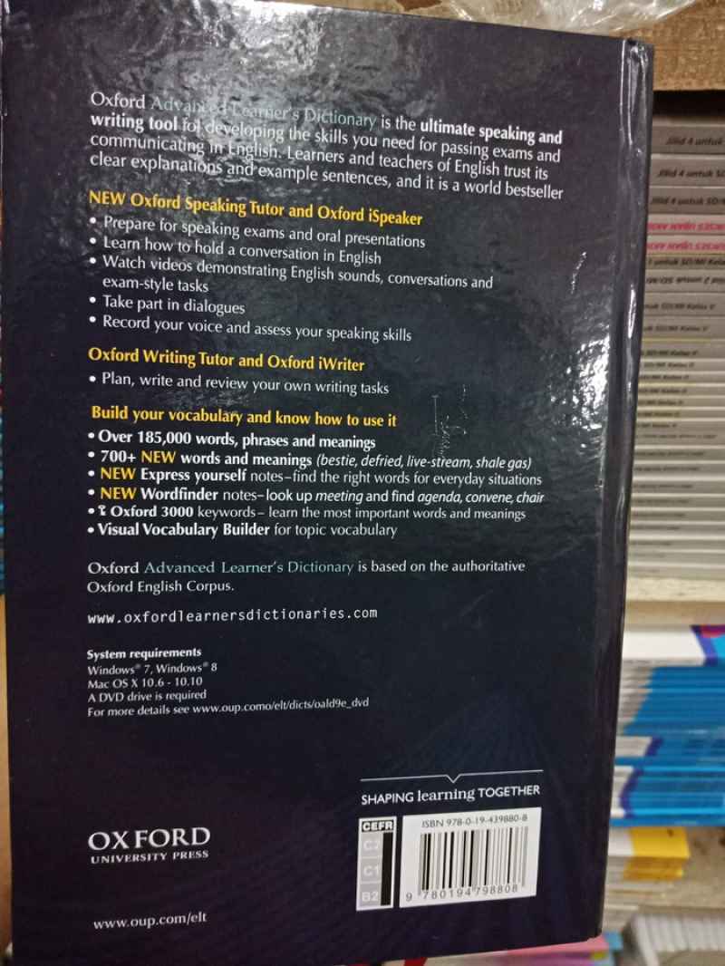 Jual Oxford Advanced Learner S Dictionary. Di Seller Bane Store - Cilandak Timur, Kota Jakarta ...