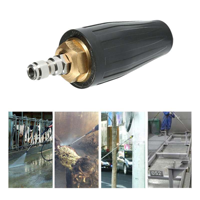 Promo 3600PSI Quick Pressure Washer Rotating Nozzle Spray Tip Black ...