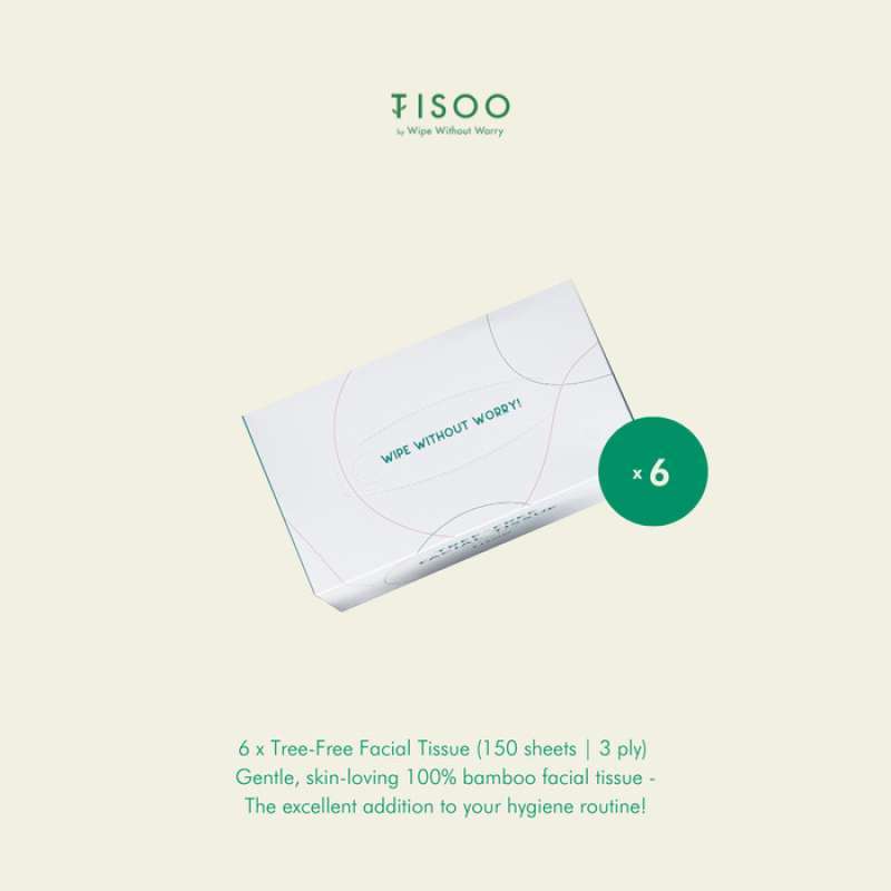 Promo Tisoo Facial Tissue X 6 Box Diskon 30% Di Seller Rumahku Idamanku ...
