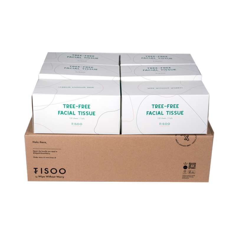 Promo Tisoo Facial Tissue X 6 Box Diskon 30% Di Seller Rumahku Idamanku ...